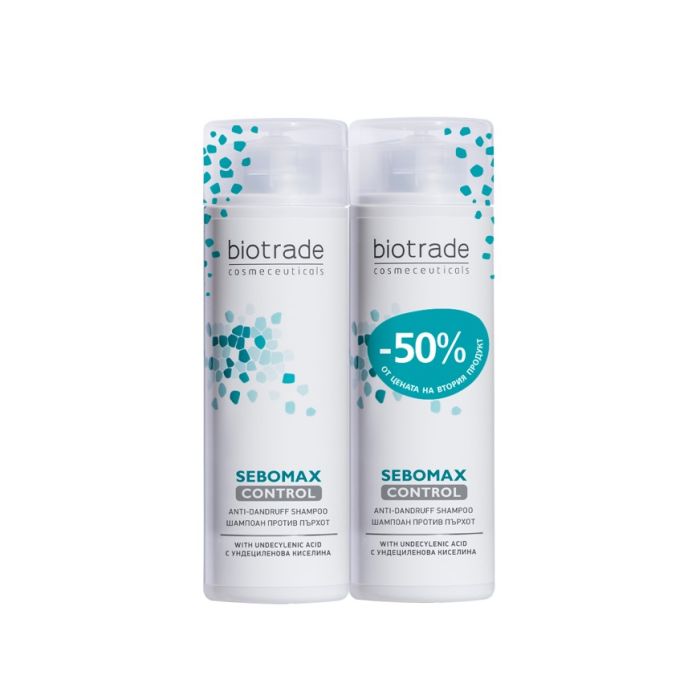 Biotrade Sebomax Шампоан против пърхот 200 мл 1+1 Комплект На цена 27 ...