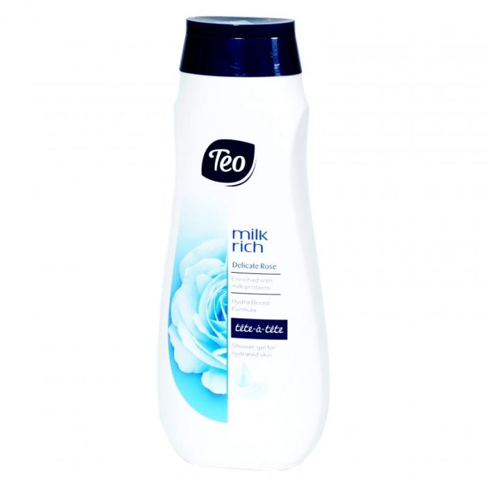 Teo Milk Rich Delicate Rose Shower Gel Хидратиращ душ гел с аромат на ...