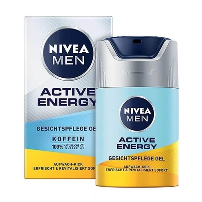 Nivea Men Active Energy Освежаващ гел за лице за мъже 50 мл На цена 22 ...