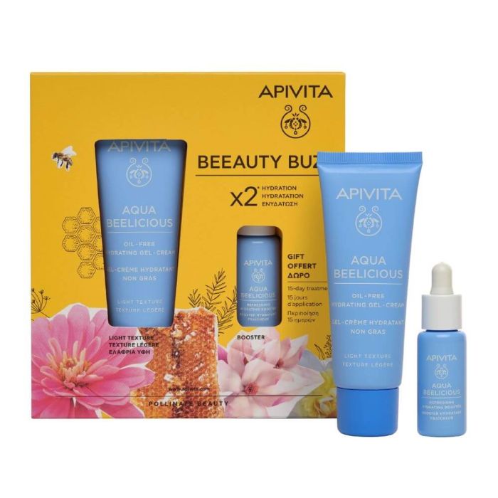Apivita Aqua Beelicious Хидратиращ гел - крем с лека текстура 40 мл + Apivita Aqua Beelicious ...