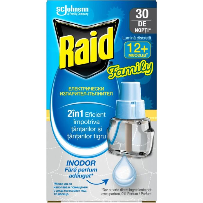 Raid Liquid Family Пълнител за електрически изпарител На цена 12.05лв ...