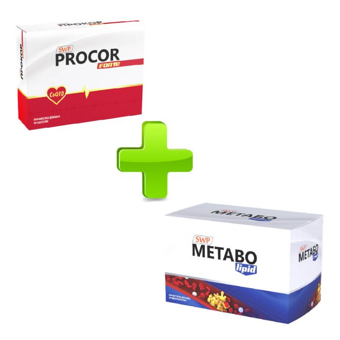 Procor Forte Прокор Форте х 30 капсули Sun Wave Pharma + Метабо Липид ...
