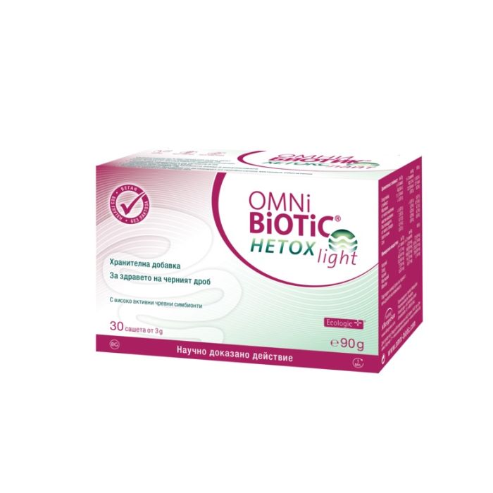Omni Biotic Hetox Light За здравето на черния дроб 3 гр 30 сашета на ...