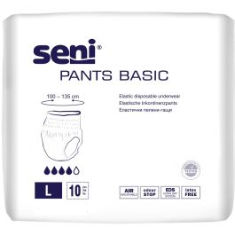 Seni Pants Basic Еластични абсорбиращи гащички L 4 капки х 10 бр На ...