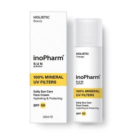 InoPharm Pure elements Ежедневен слънцезащитен крем за лице SPF50 30 мл ...