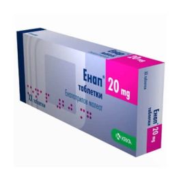 Енап 20 мг х 30 таблетки KRKA На цена 4.16лв. — Galen.bg