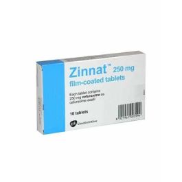 Зинат 250 мг х 10 таблетки GlaxoSmithKline Galen