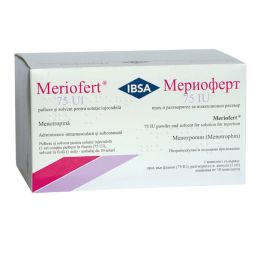 Мериоферт прах за инжекционен разтвор 75 IU х 10 флакона Ibsa Galen