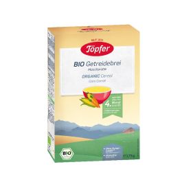 Topfer Bio Безмлечна био каша с царевица и морков 4M+ 175 г На цена 5 ...