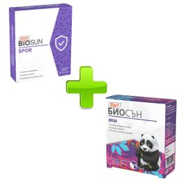 Biosun Spor Биосън Спор х 15 капсули Sun Wave Pharma + Biosun Kids ...