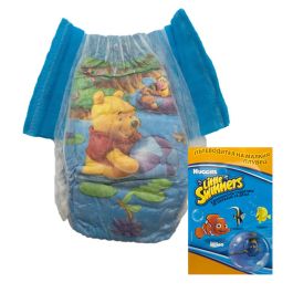 Huggies Еднократни гащички за плуване за деца 7-12 кг На цена 0.75лв. — Galen.bg