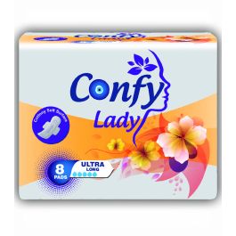 Confy Lady Ultra Long Дамски превръзки 8 бр на изгодна цена| Galen.bg