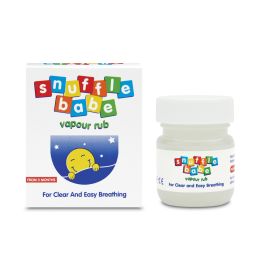 Snufflebabe Vapor Rub Балсам при запушен нос за деца над 3 месеца 24 гр ...
